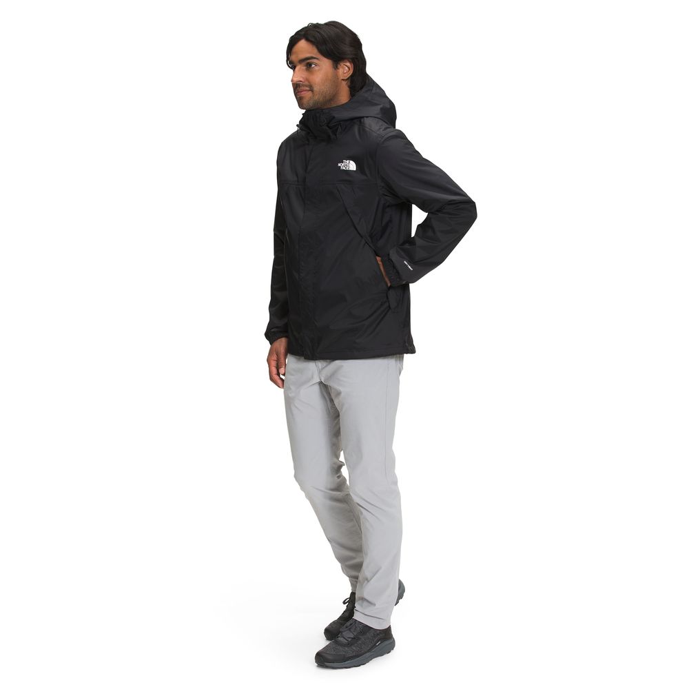 Chompa Antora Impermeable Negra Hombre The North Face - thenorthfaceec