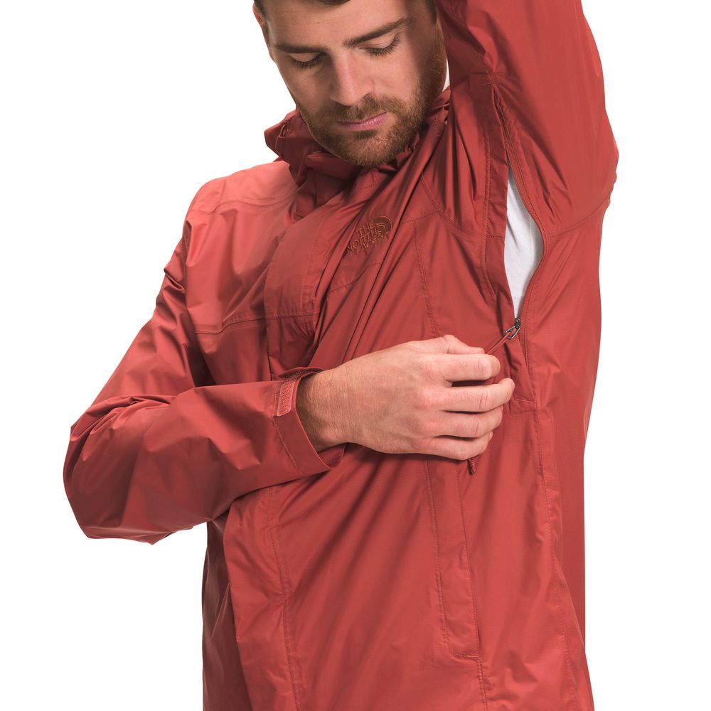 Compra Chompa Venture 2 Impermeable Roja Hombre The North Face en The ...